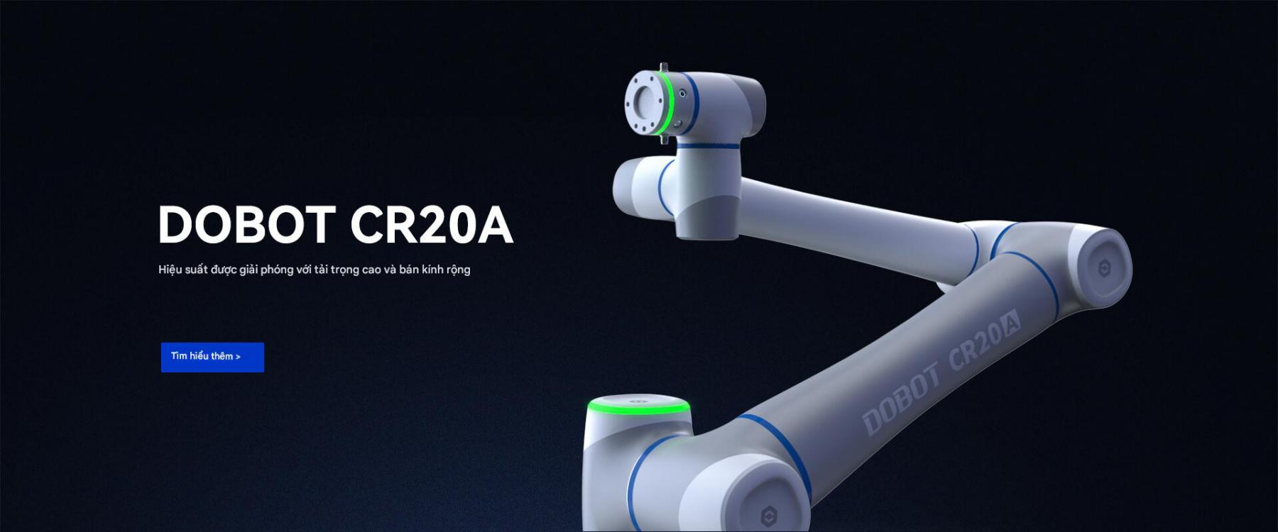 Robot cộng tác dòng DOBOT CRA | Chuẩn mực mới cho cobot